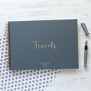Personalised Travel Memory Book Or Photo Album By Jin.B ...