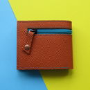 Vintage Basketball Leather Wallet With Zip By Teal | notonthehighstreet.com