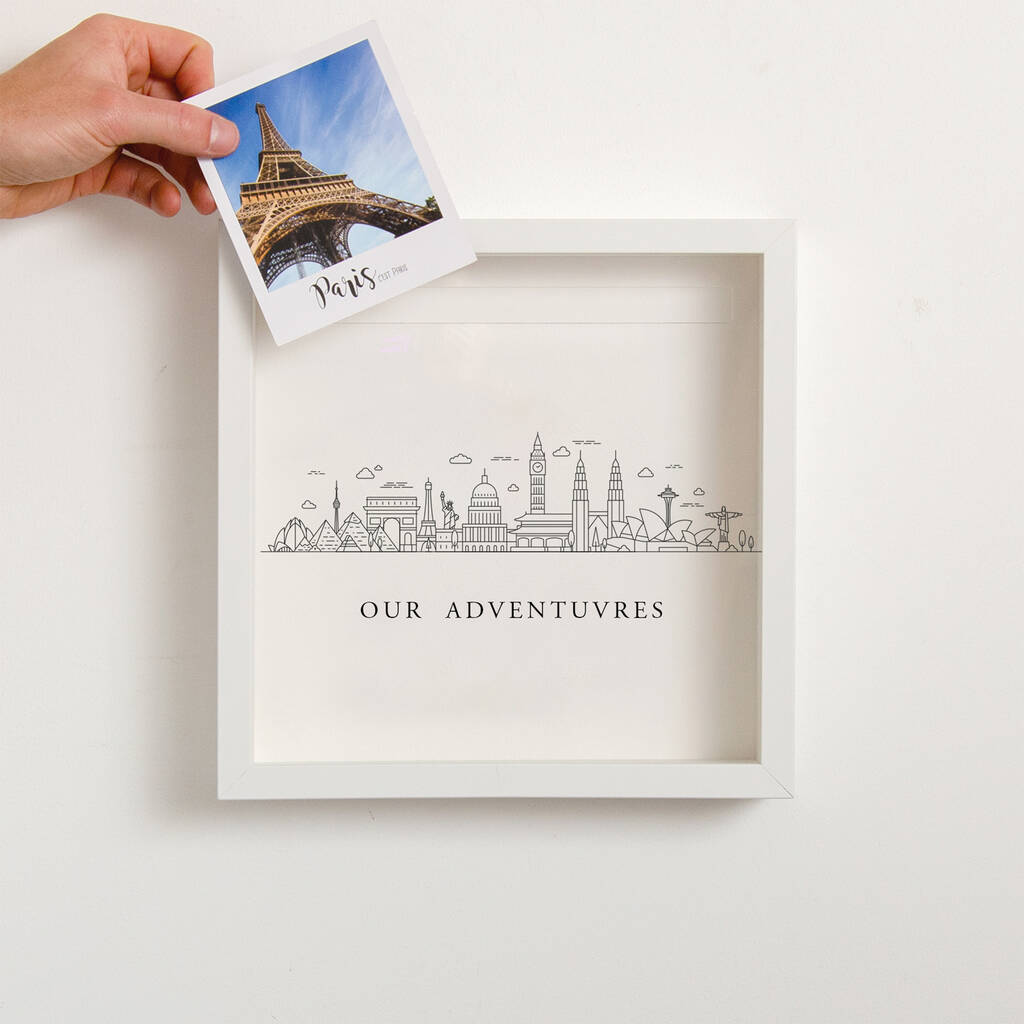 Personalised City Skyline Memory Frame By Stag Design