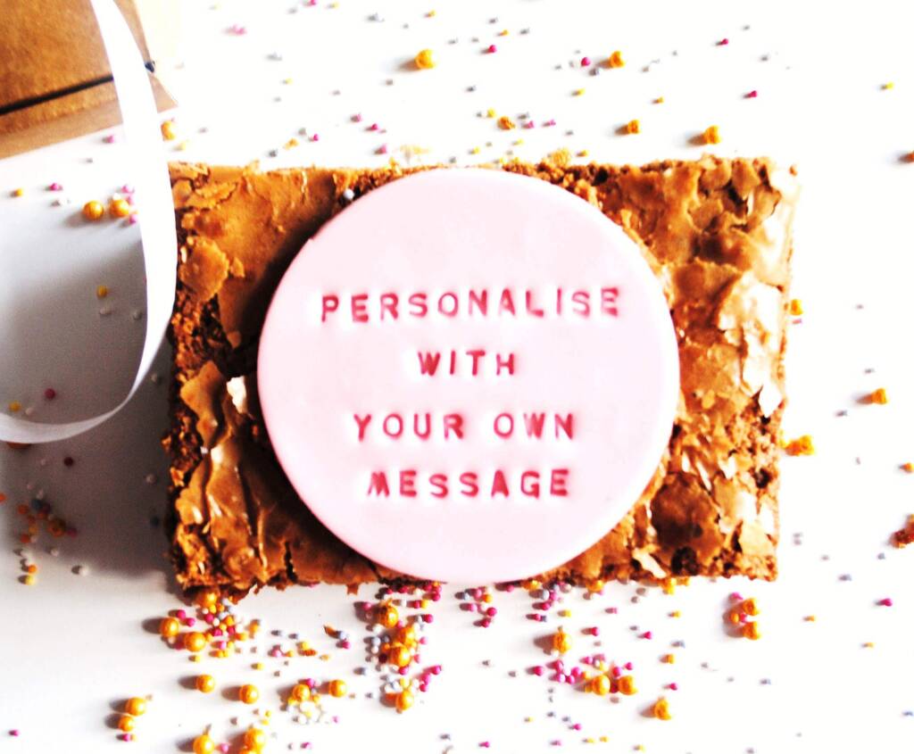 Personalised Edible Card By Cookie Doe London | notonthehighstreet.com