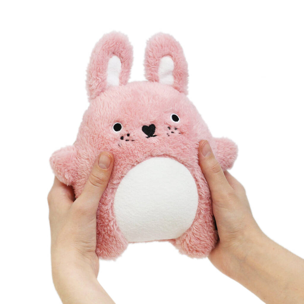 Plush Pink Fluffy Rabbit Soft Toy By Noodoll | notonthehighstreet.com