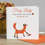 Foxy Lady Birthday Card By Lisa Marie Designs | notonthehighstreet.com
