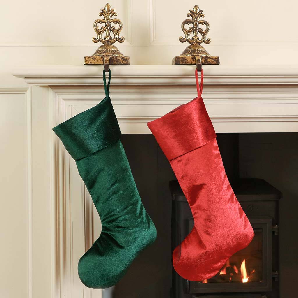 Luxury Velvet Large And Mini Christmas Stockings By Dibor ...