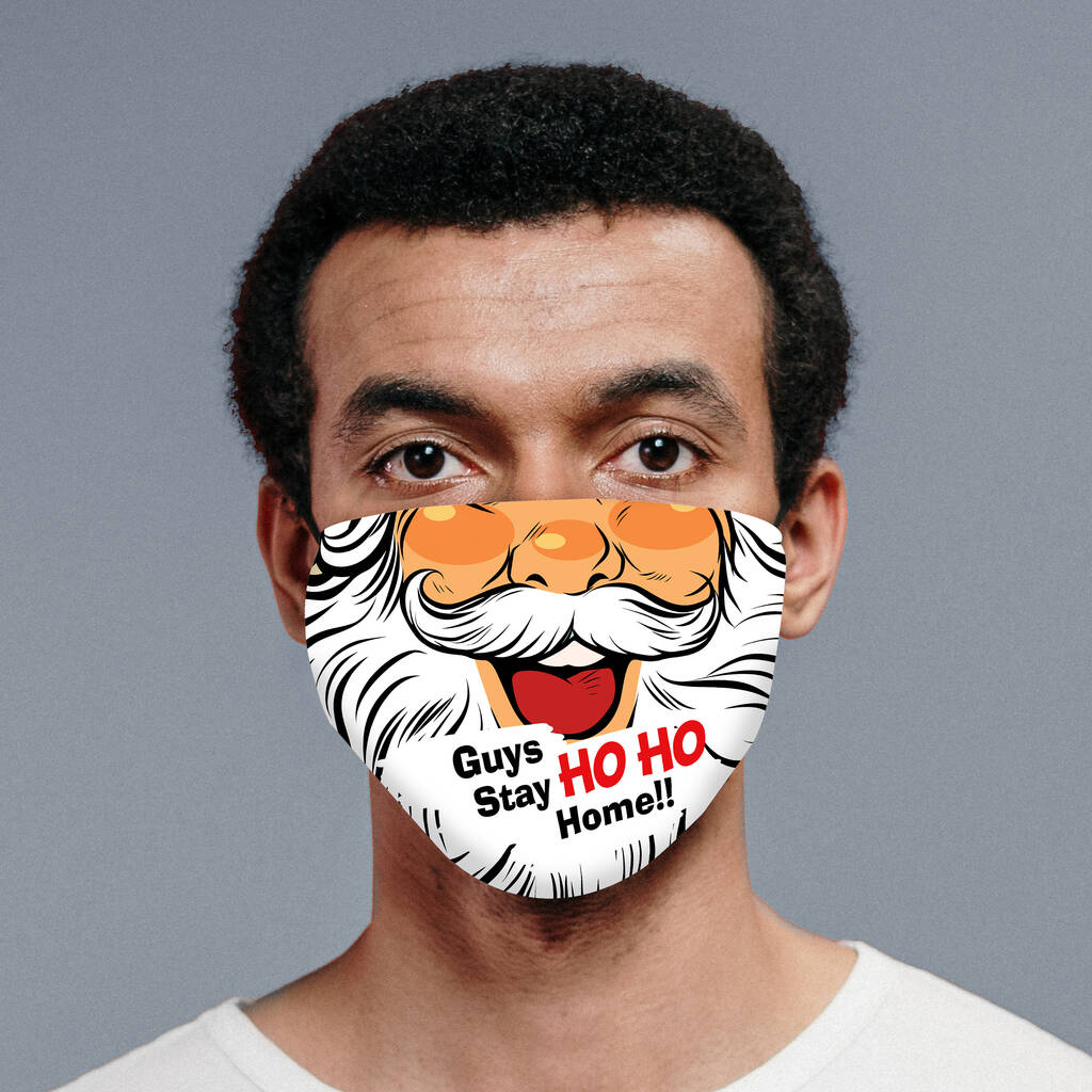 Personalised Ho Ho Christmas Mask By Bella Personalised Gifts
