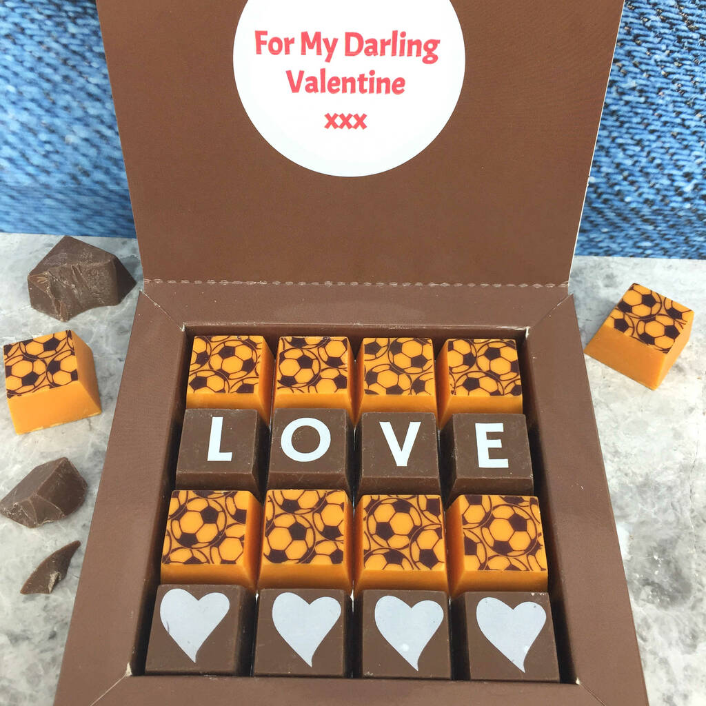 Personalised Message Love And Hearts Chocolates By Cocoapod Chocolates ...