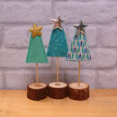 Handmade Christmas Tree Display By Paper And String ...