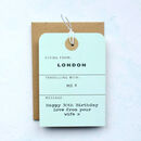 Surprise Pack Your Bags Gift Card By Paper And Inc | notonthehighstreet.com