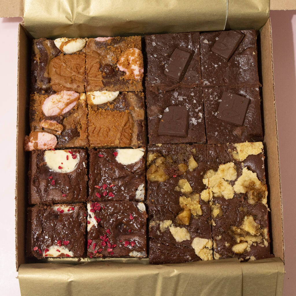 Mother's Day Brownie Bites Box By The Vegan Bakes | notonthehighstreet.com