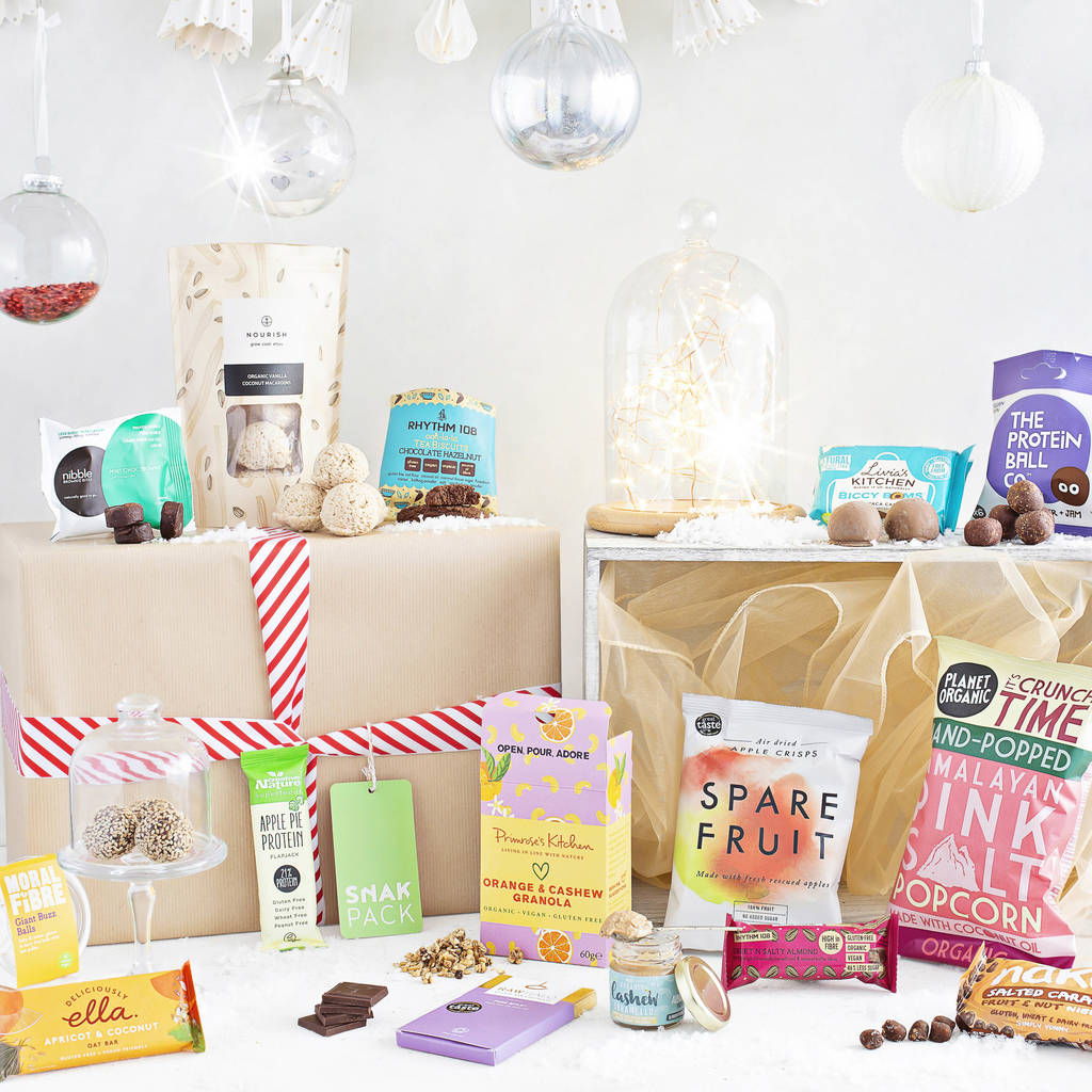 vegan delux, luxury snack collection by snak pack | notonthehighstreet.com