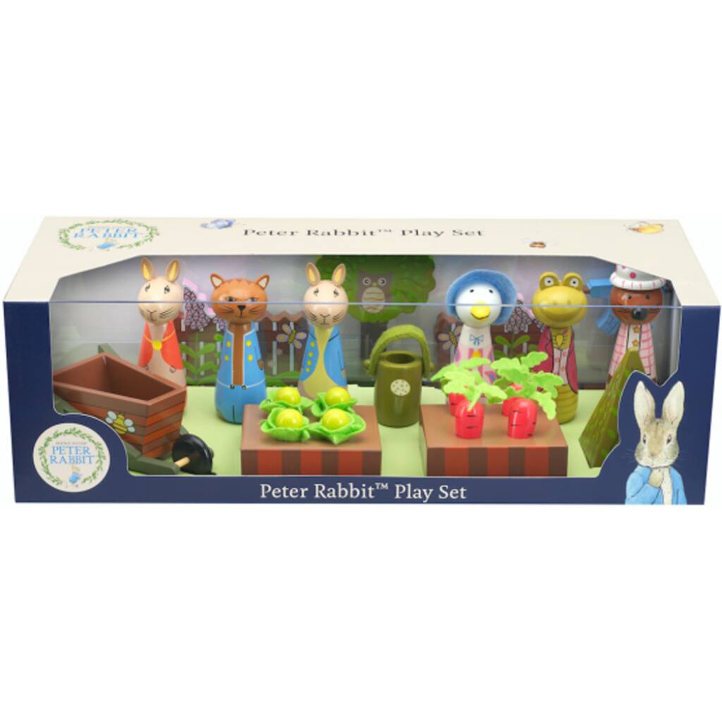 Peter Rabbit Wooden Play Set By Crafts4Kids | notonthehighstreet.com