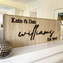 Personalised Couples Wooden Sign By Perfect Personalised Gifts ...