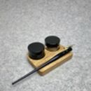 Oak Calligraphy Ink Pot Holder By Keiyosa | notonthehighstreet.com