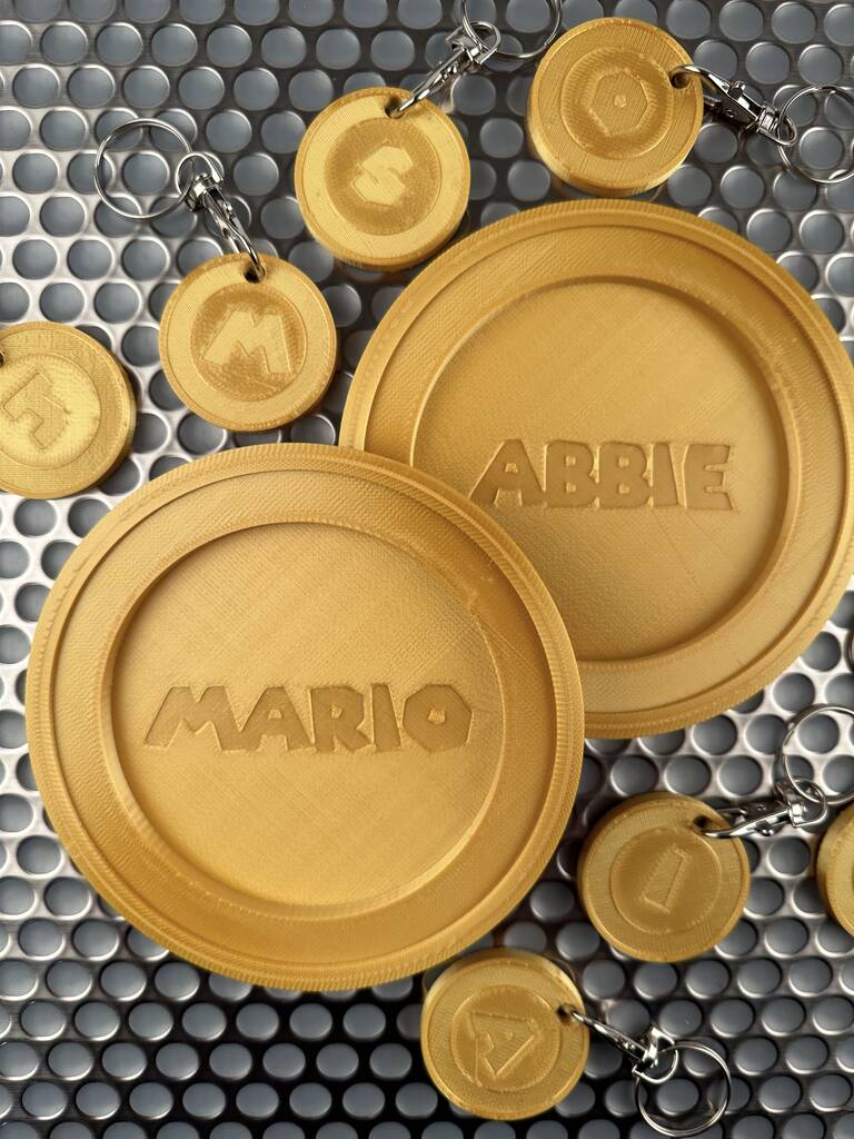 Mario Themed Gold Coin Coaster By Made Happy