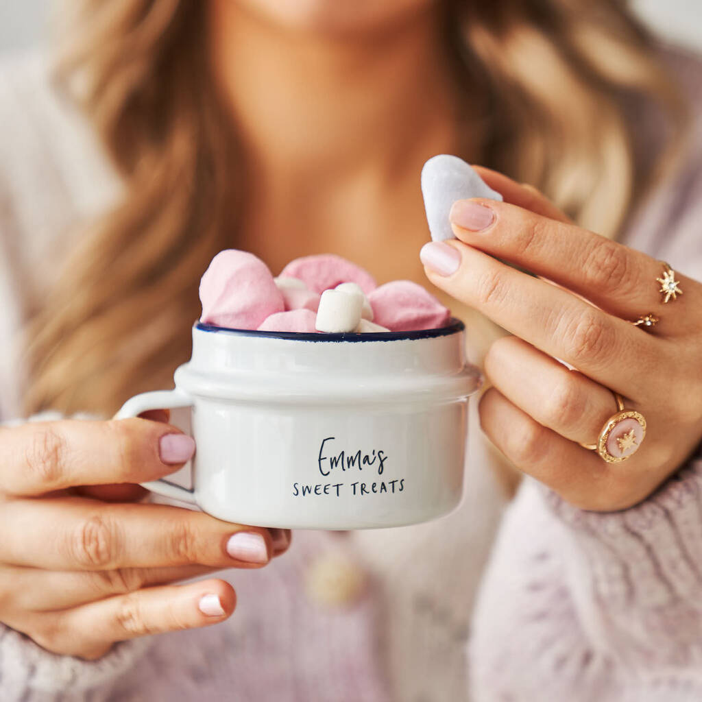 Personalised Treats Snack Pot By Sophia Victoria Joy ...