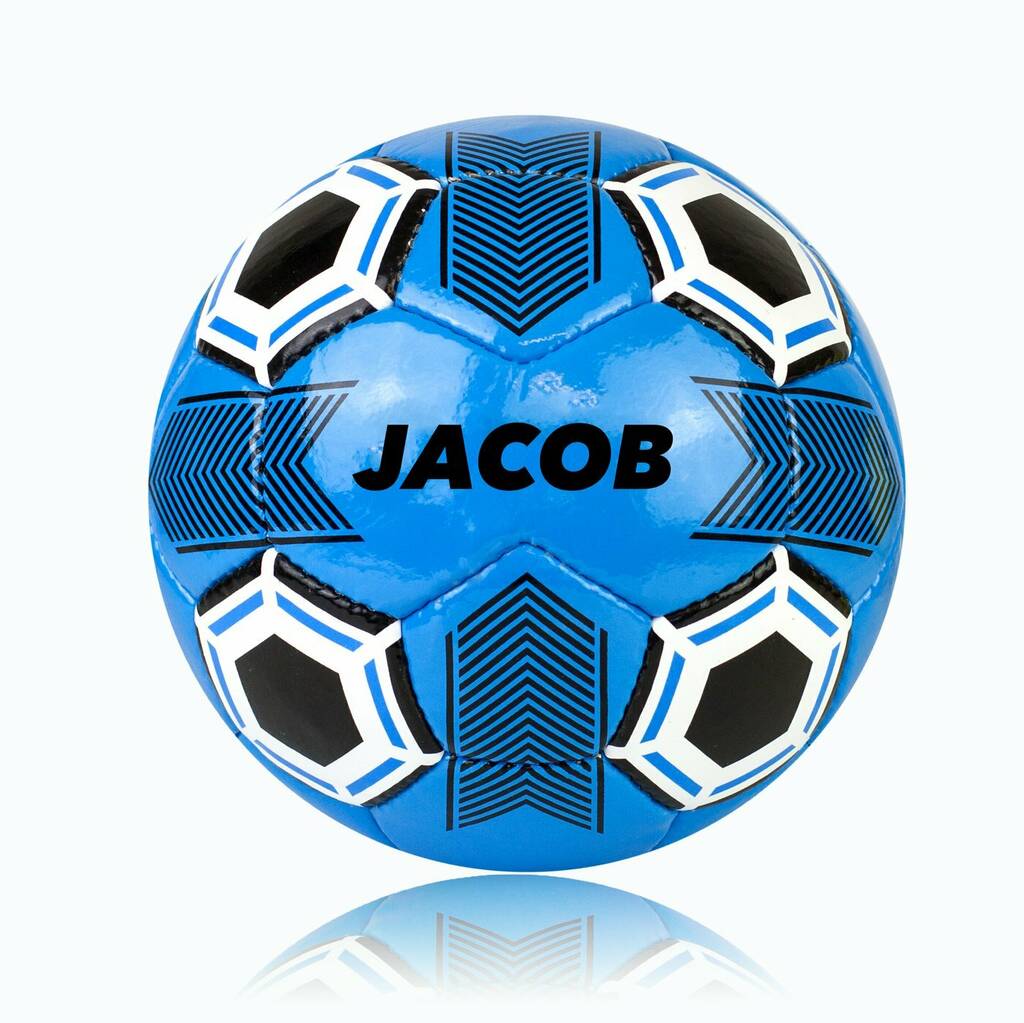 personalised football ball by we print balls | notonthehighstreet.com