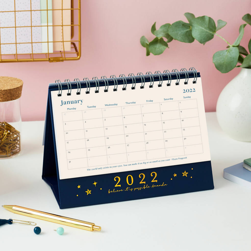 Believe It's Possible 2022 Desk Calendar By Martha Brook ...