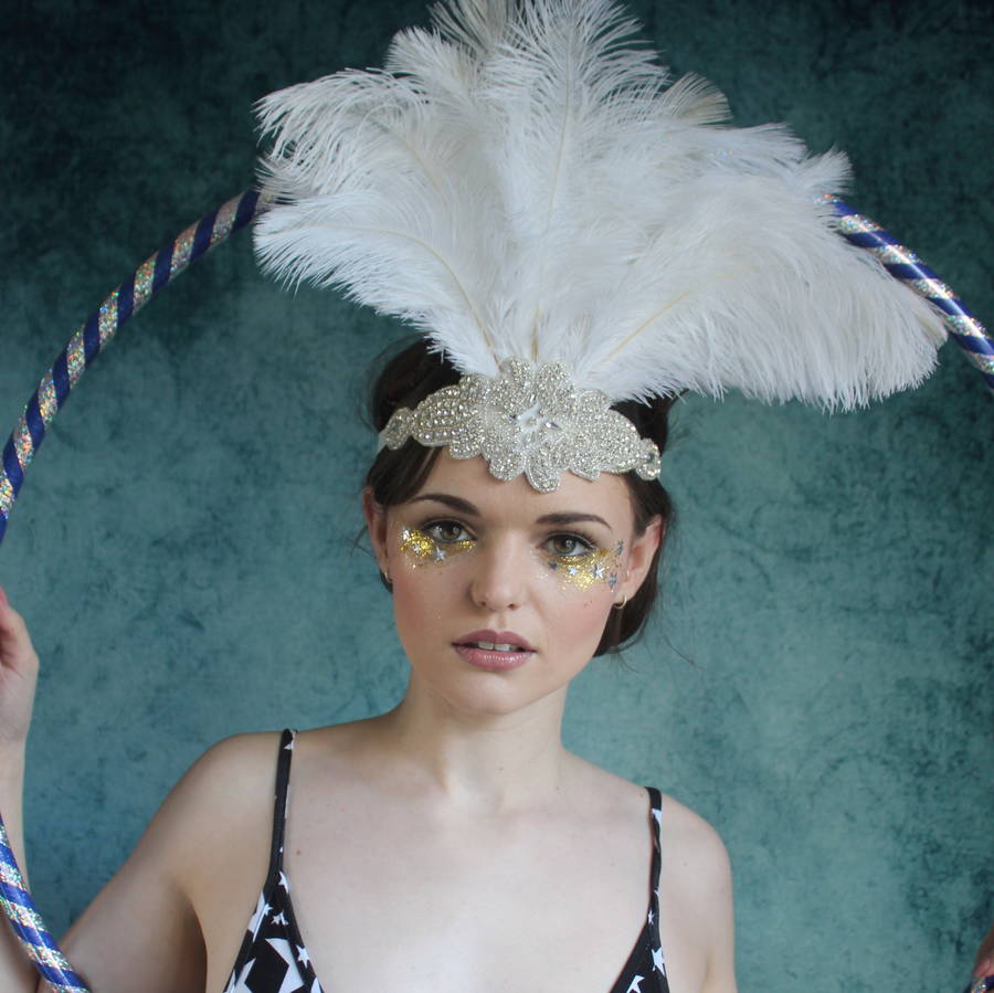 flapper headpiece by rouge pony | notonthehighstreet.com