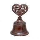 6th Anniversary Cast Iron Heart Bell By Dibor | notonthehighstreet.com