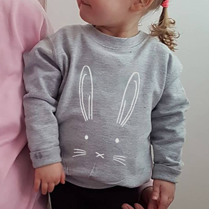 easter children's bunny rabbit sweatshirt by ellie ellie ...