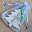 Personalised Wooden Tree Bauble By Sweet Pea Design ...