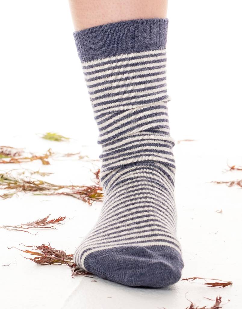 Ladies Alpaca Stripey Socks By Samantha Holmes | notonthehighstreet.com