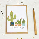 Personalised Dad Cactus Card By Little Pieces | notonthehighstreet.com
