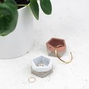 Colour Block Geo Concrete Pot By Bells And Whistles Make ...