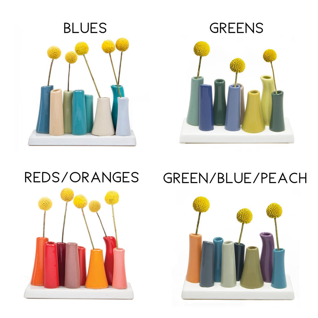 Personalised Multi Stem Vase For Grandma By Olivia Morgan Ltd ...