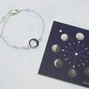 Personalised Sterling Silver Moon Phase Bracelet By Cassiopi ...