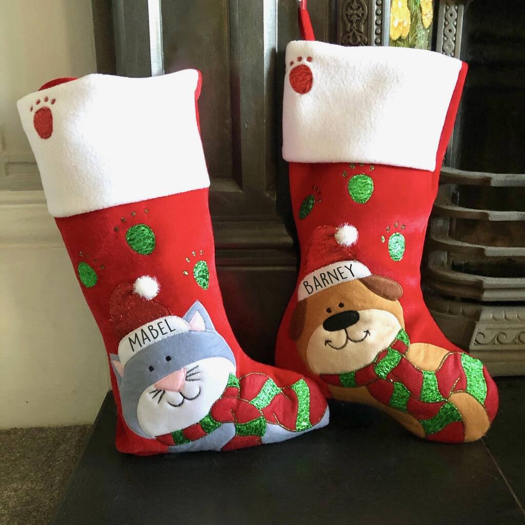 Personalised Dog And Cat Stocking By Pink Pineapple Home & Gifts ...