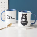 'bearly awake' ceramic mug by oakdene designs | notonthehighstreet.com