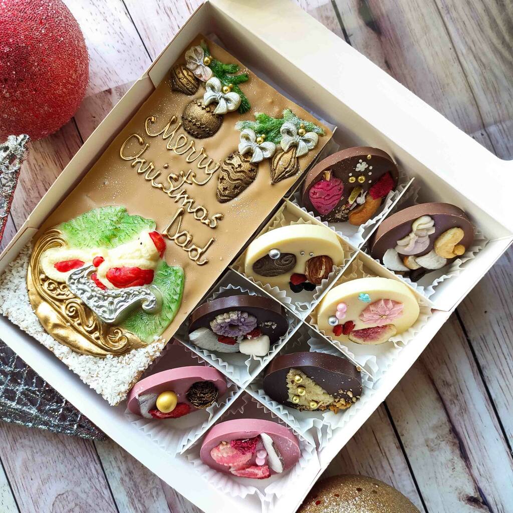 Chocolate Santa Sleigh, Personalised Christmas Box By The Unique ...