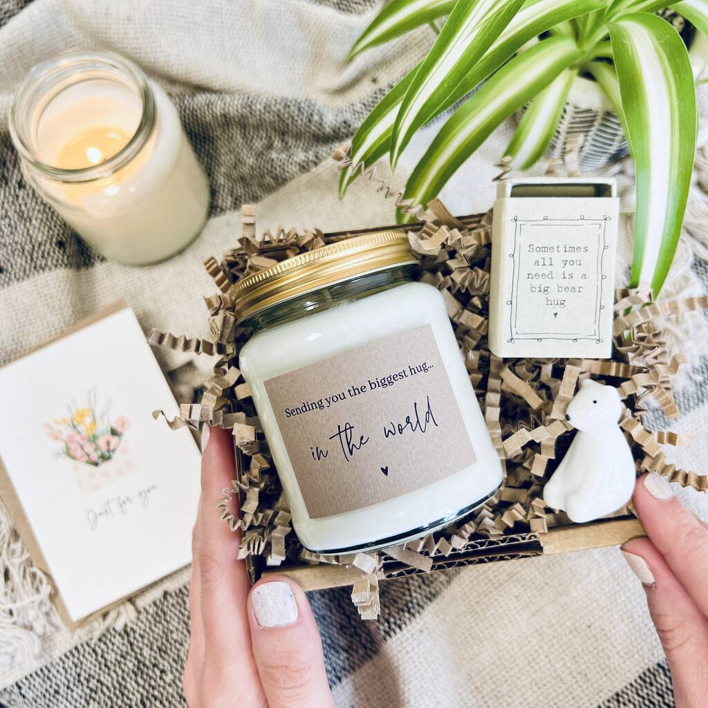 Biggest Hug In A Box By Lollyrocket Candle Co | notonthehighstreet.com