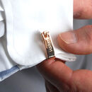 Personalised Rose Gold Wrap Style Cufflinks By Penelopetom ...