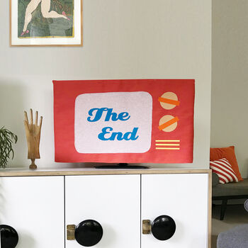 Vintage Fabric Television Cover By Twisted Twee | notonthehighstreet.com