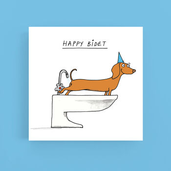 'happy Bidet' Card By Cardinky | notonthehighstreet.com