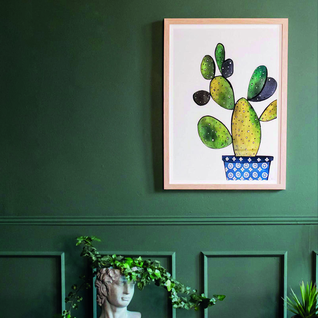 Cactus Fine Art Print By Katie Cardew