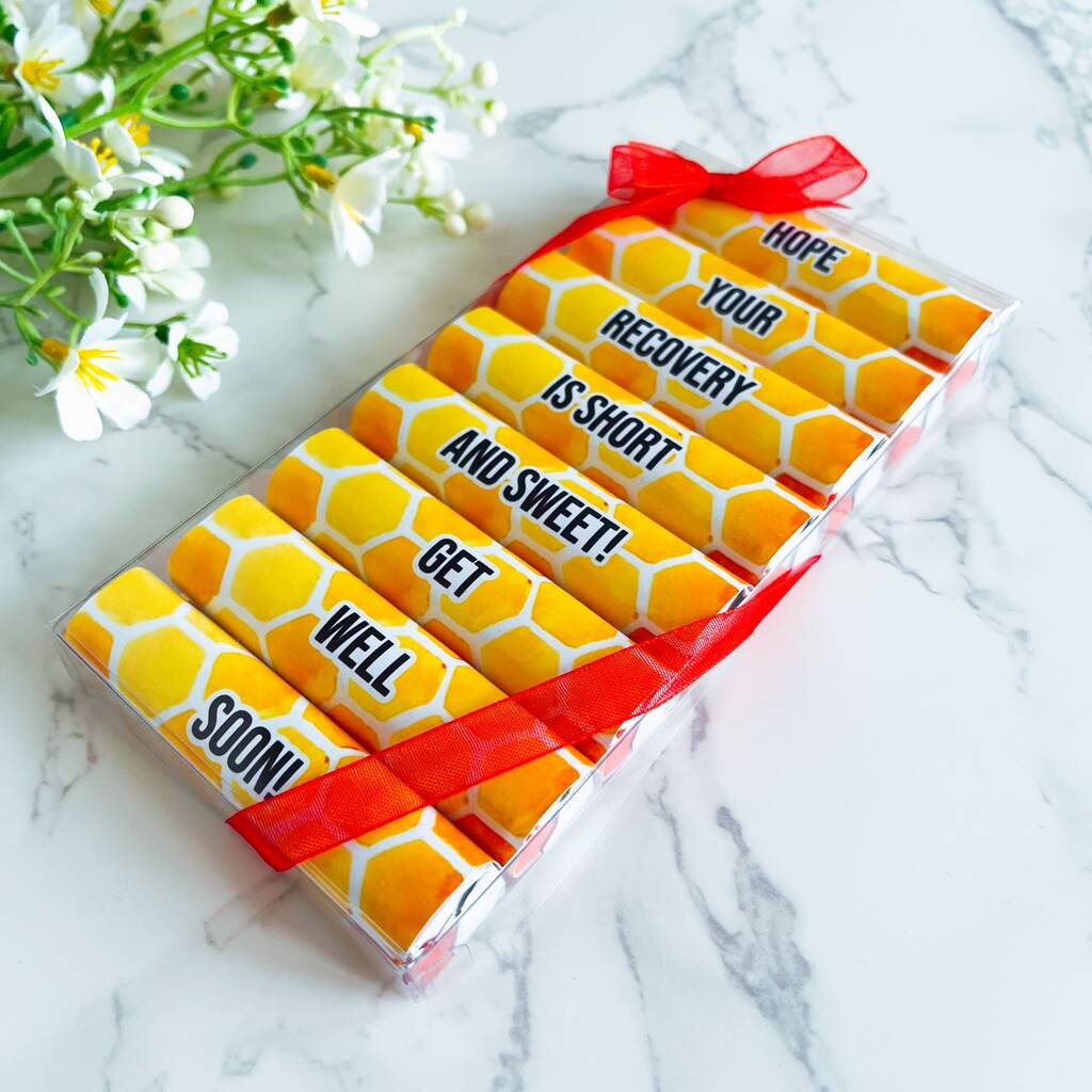 Personalised Get Well Soon Sweet Chocolate Gift By My Personalised ...