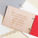 Personalised Modern Photo Album By Clouds And Currents ...