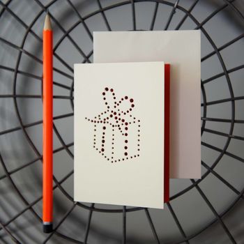 Birthday Present Card By Vintage Playing Cards | notonthehighstreet.com