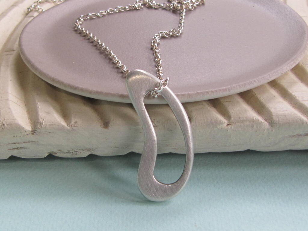 Infinity Sterling Silver Signature Slice Pendant By katrina alexander ...