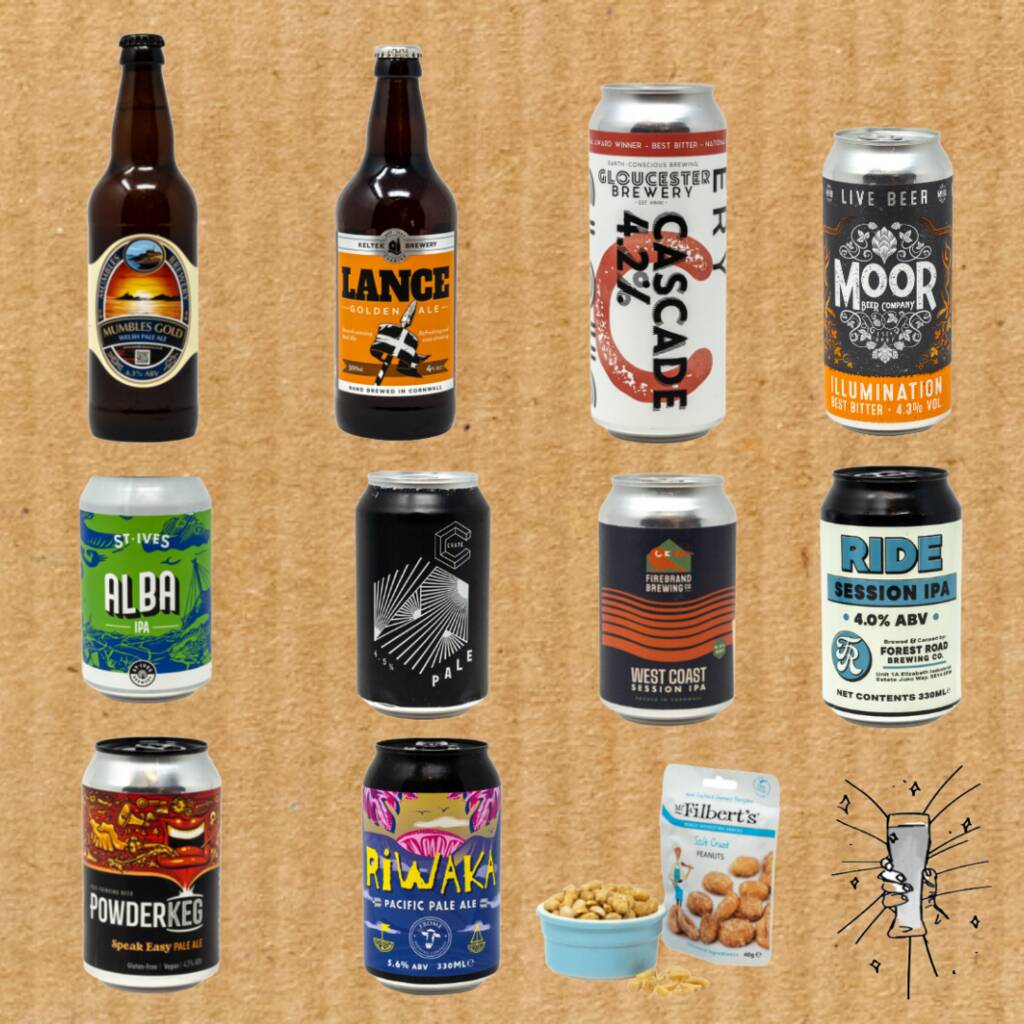 Premium Ipa / Pale Ale Craft Beer Hamper By QWERTY Beer Box ...