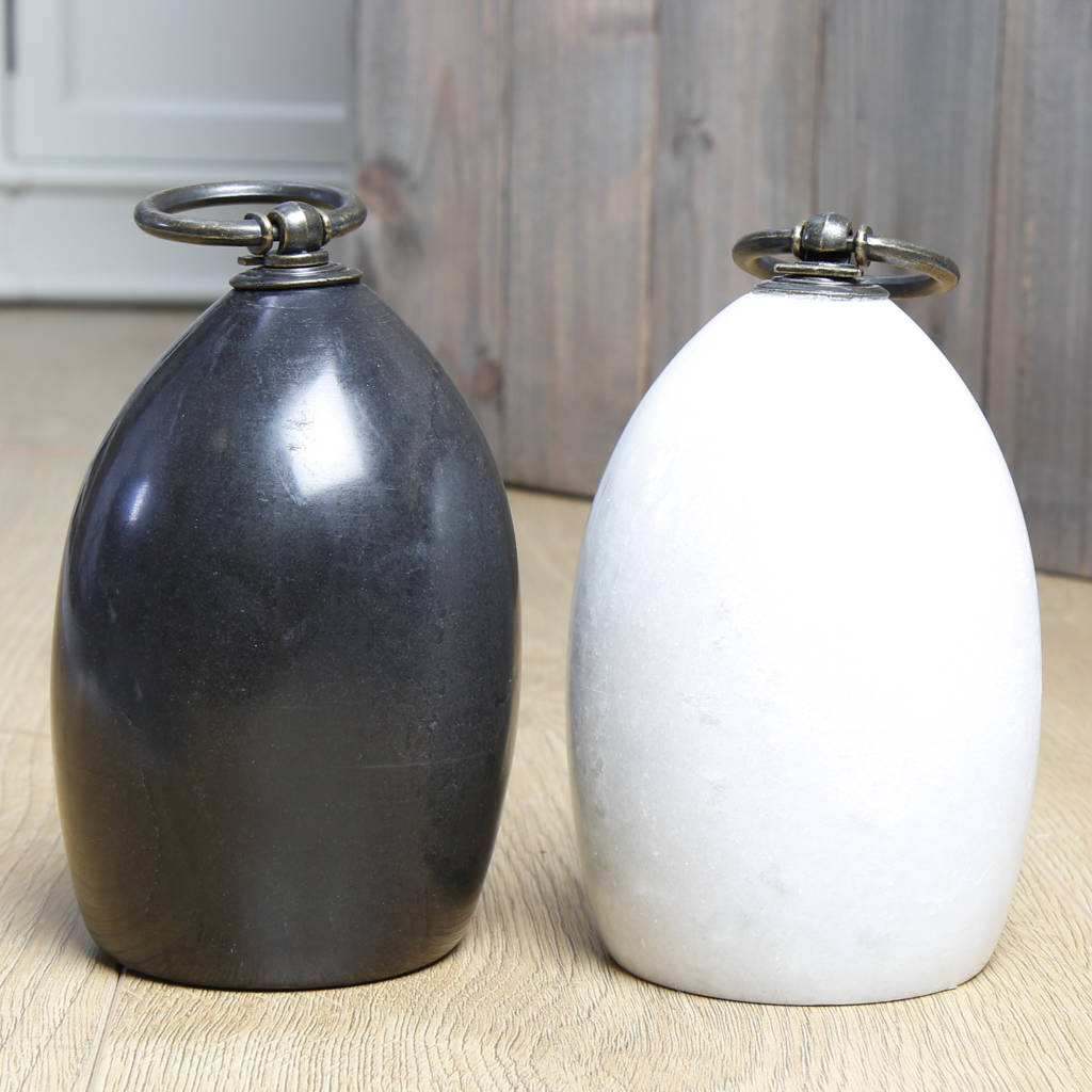 personalised contemporary marble and stone door stop by dibor ...