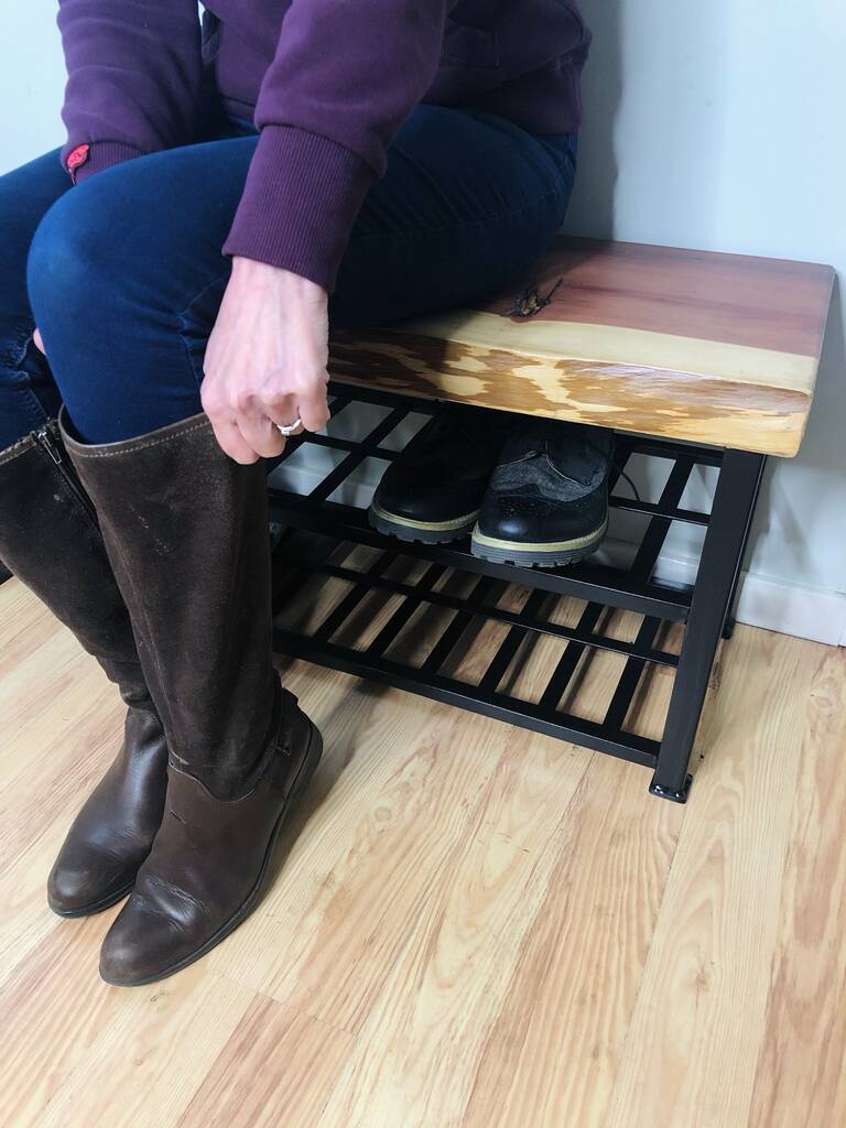 Handcrafted Shoe Rack By Industrial Modern Furniture ...