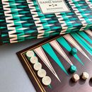 Stunning Backgammon Set By Nest | notonthehighstreet.com
