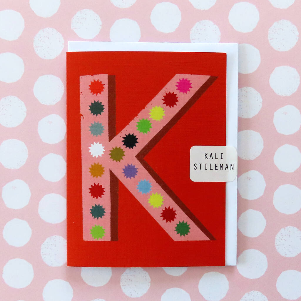 Mini K Alphabet Card By Kali Stileman Publishing