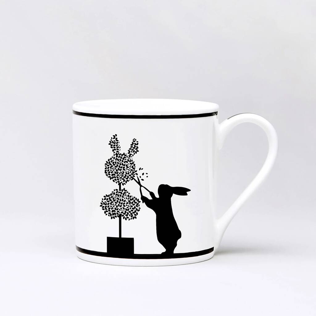 Gardening Rabbit Mug By Leamington Collective