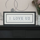 I Love Us Vintage Card Frame By Vintage Playing Cards ...