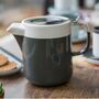 Two Tone Teapot In Grey And White Two Sizes By Distinctly Living ...
