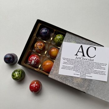 Bespoke Handmade Chocolate Selection Box By Art Chocolat ...